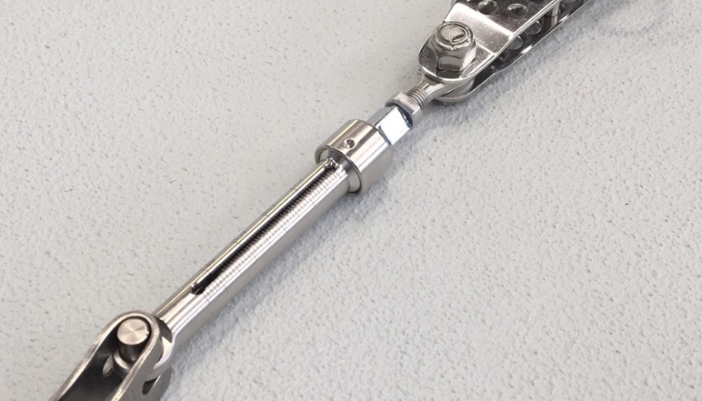 49er/FX Turnbuckle w/ Eye & Shroud Adjuster - Mackay Boats